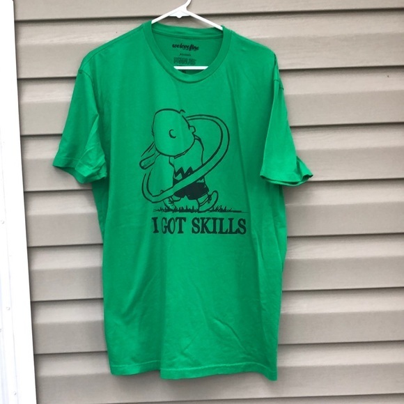 Welovefine | Shirts | We Love Fine Peanuts Greenblack Tee Shirt | Poshmark